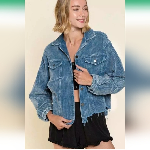 POL | Jackets & Coats | Pol Basic Vintage Corduroy Jacket | Poshmark